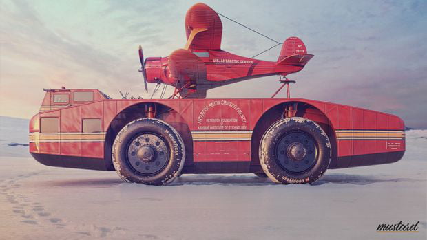 The Antarctic Snow Cruiser - 9GAG