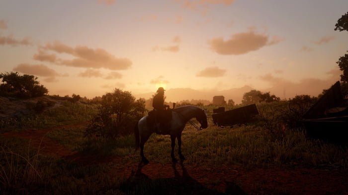 Red Dead Redemption 2 has some of the prettiest sunsets/sunrises of any ...