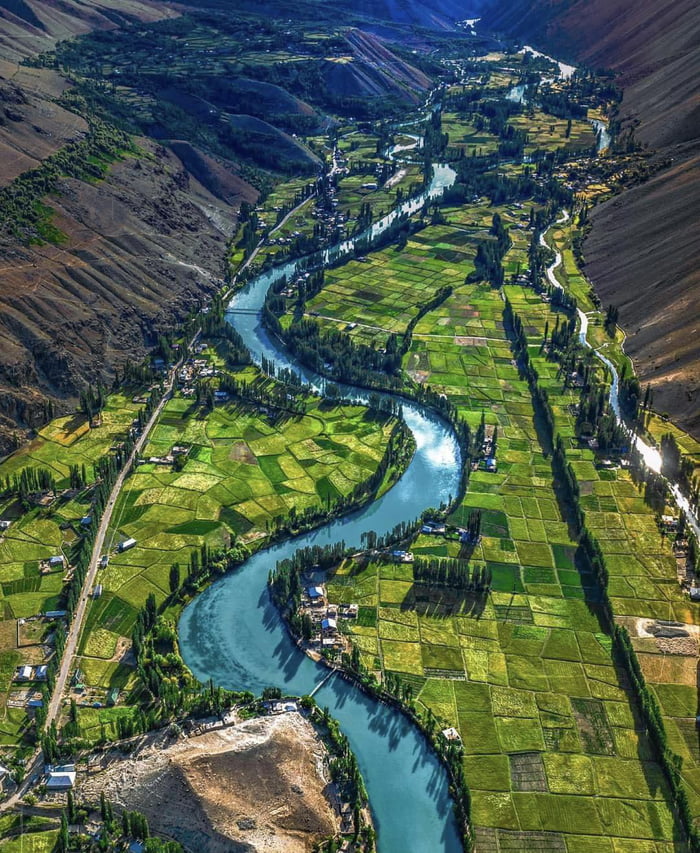 Phander, Valley of the Lakes, at golden hour. Phander, Pakistan - 9GAG