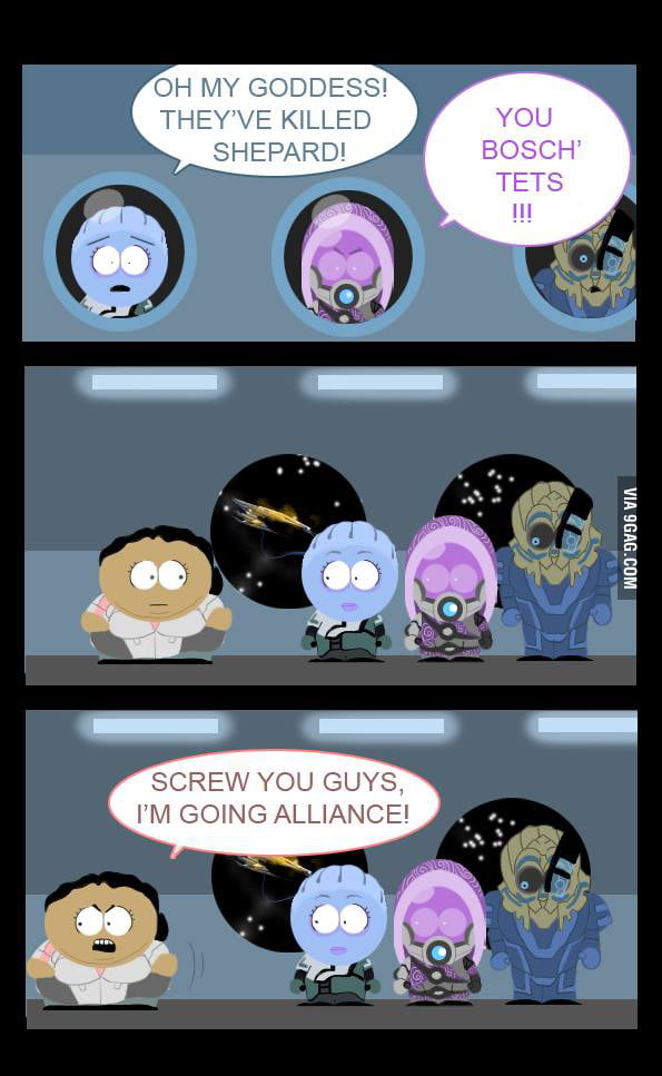 Mass Effect in Southpark - 9GAG