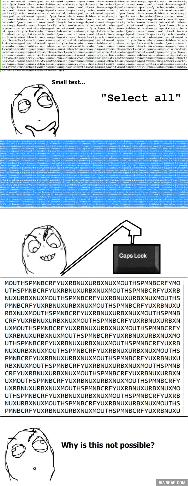 Caps lock - 9GAG