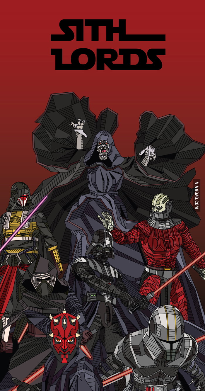 Sith Lords: A fan art tribute to the dark side - 9GAG