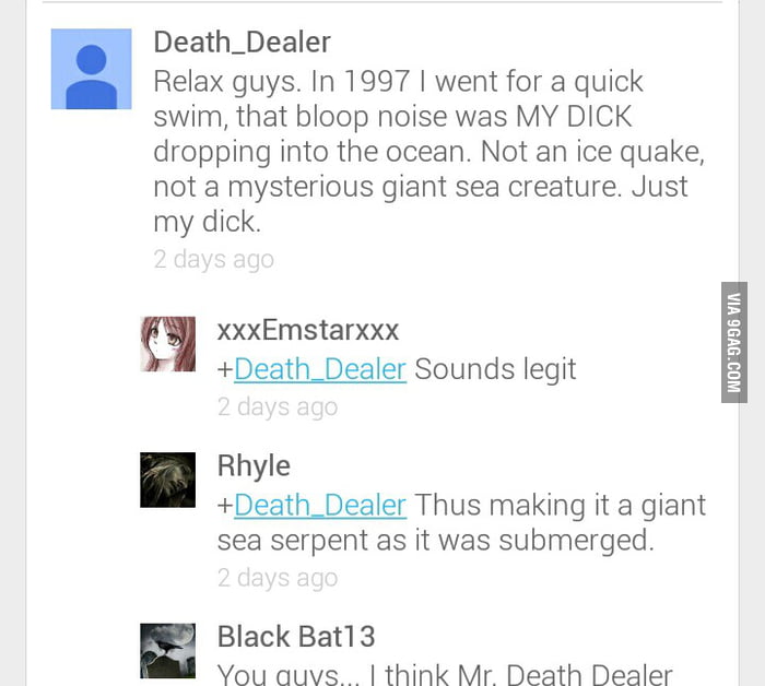 The Bloop sound is revealed - 9GAG