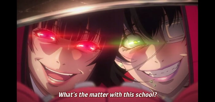 After seeing this meme, every episode of kakegurui turned into comedy ...