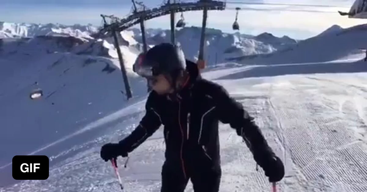 Skiing fail - 9GAG