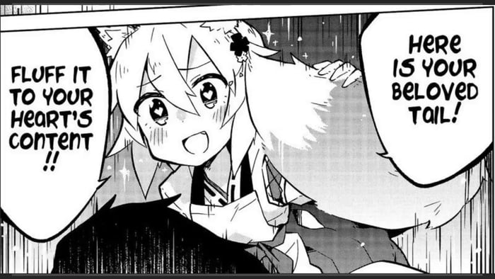 Fluffy Senko being fluffy - 9GAG