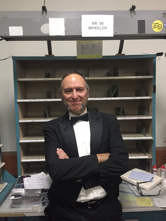 Retiring after 30+ years at the Post Office, my Dad spent his last day ...