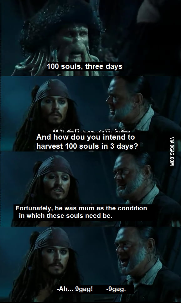 100 souls, 3 days. - 9GAG