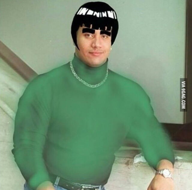 Dwayne "the rock lee " johnson - 9GAG