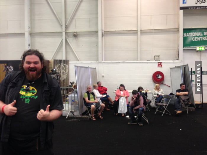 My favourite display at comic con this year was, by FAR, the bored ...