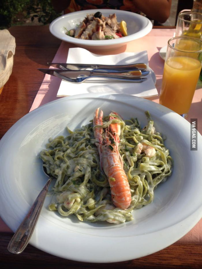 The best seafood I have ever eaten, Zagreb Croatia. - 9GAG