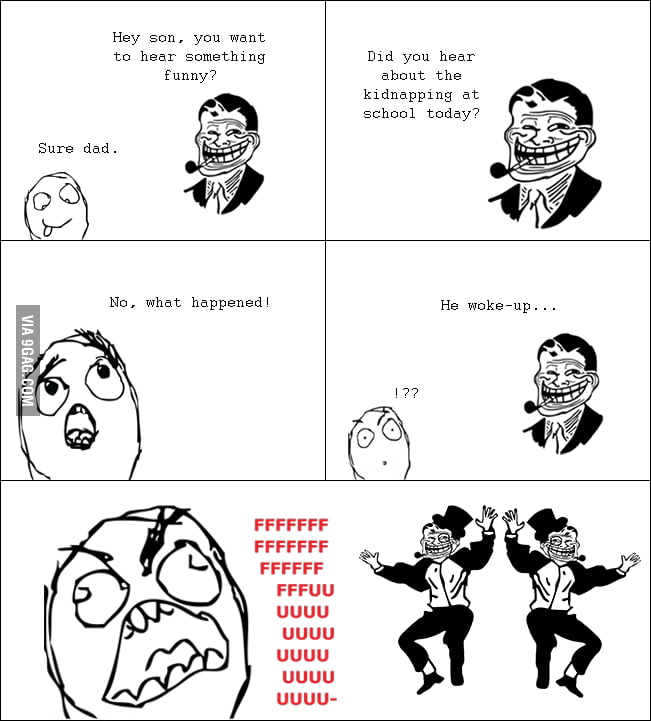 Rage Comics Troll Dad