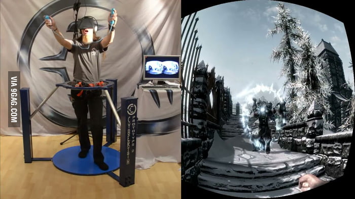 Oculus Rift Wii Remote Cyberith Skyrim Orgasm 9gag