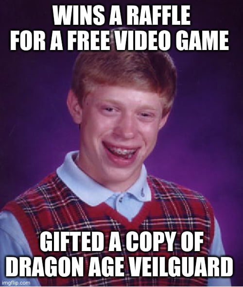 Kinda feels like I lost the raffle instead - 9GAG