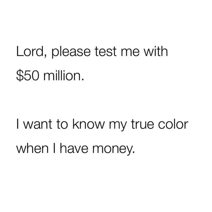 A true test of character, indeed. - 9GAG