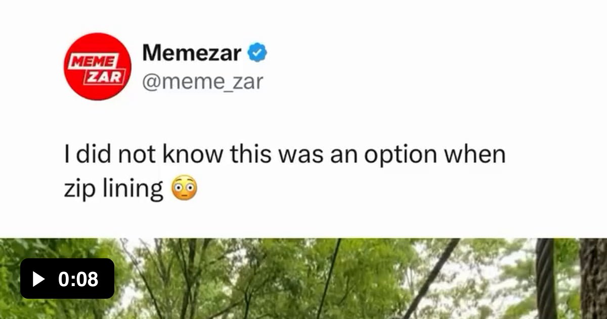 Looks like a fun way to zip line - 9GAG