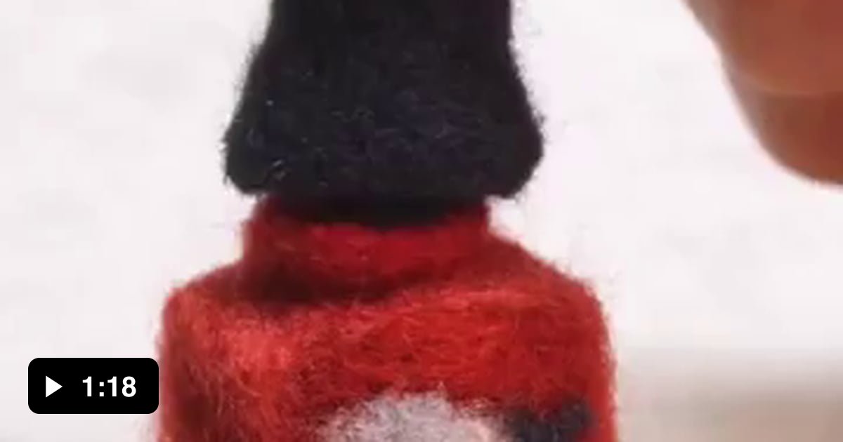 This stop-motion animation using needle felting is incredibly creative and satisfying to watch ...