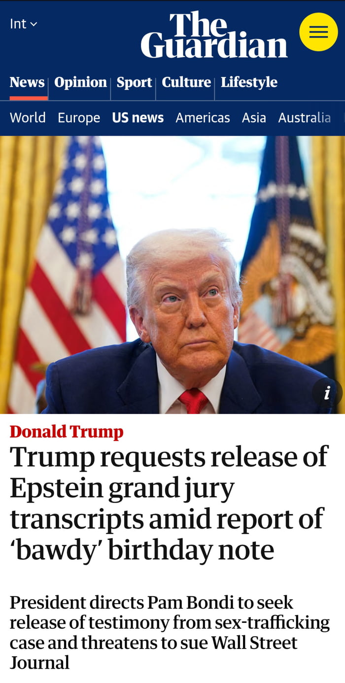 Because if you're going to go down for writing a letter why not take everyone with you, bold ...