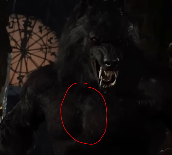 In Van Helsing (2004), when he turned into a werewolf, you can see a ...