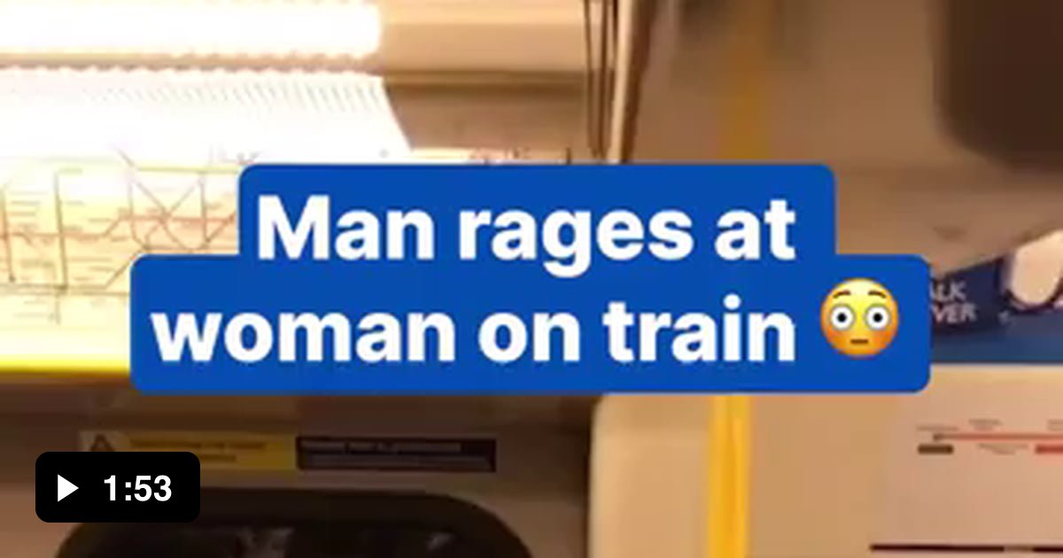A passenger has a breakdown on the underground after pushing a woman - 9GAG