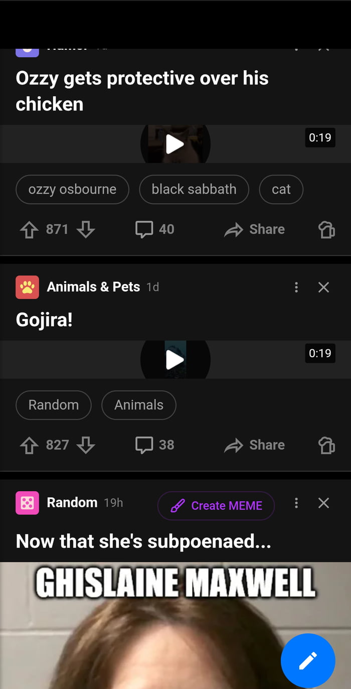 Today, a bug occurred making the endless tiktok videos appear in small lines saving up space for ...