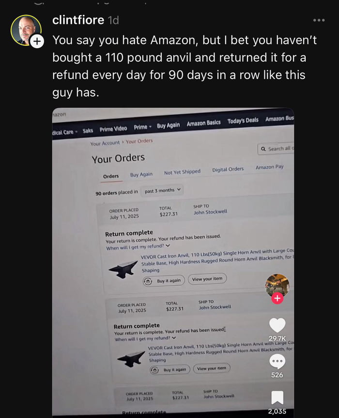 This person is Amazon's worst nightmare - 9GAG