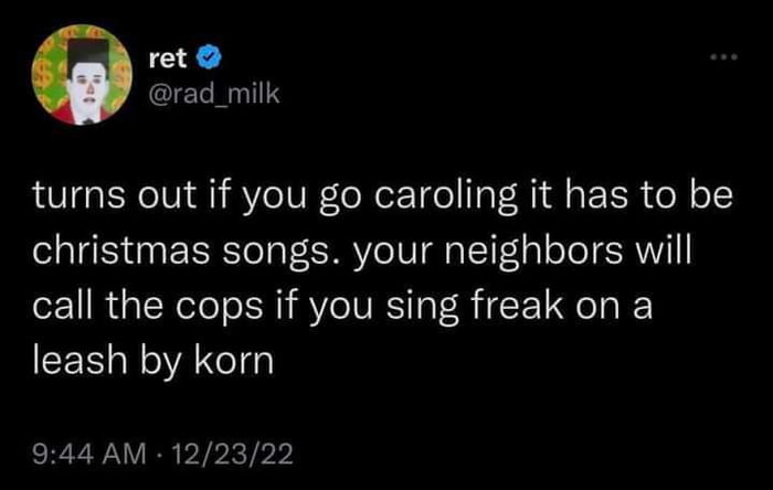 "Deck the halls with something on the ming-a-boo.." - 9GAG