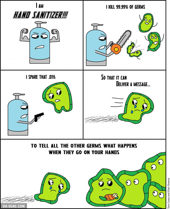 Germs hate this one simple trick - 9GAG