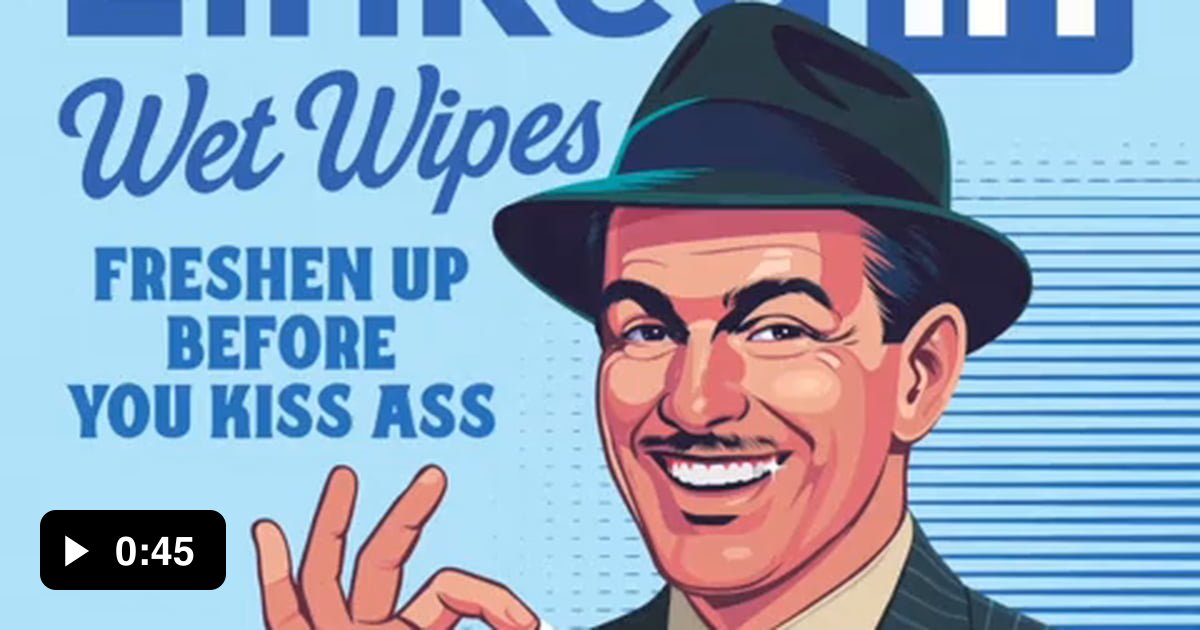 The Linkedin Wet Wipes... - 9GAG