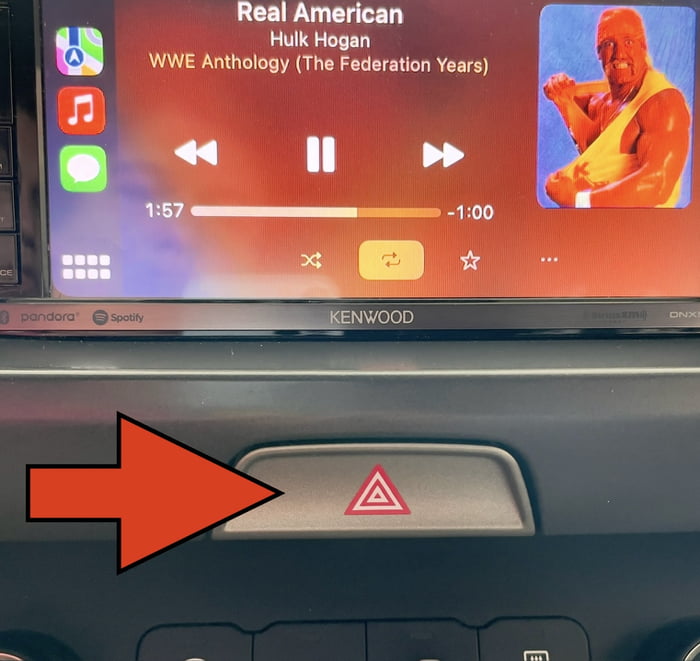 This is not an, “I get to park wherever I want” button! And people who ...