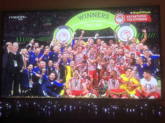 Olympiacos Winner UEFA Europa Conference League 2024 - 9GAG