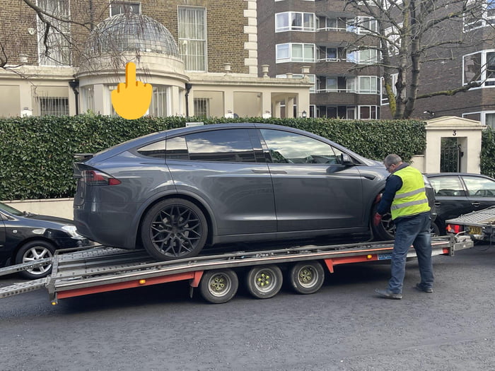 Inspired by the other guy, Tesla sent back to Elon for a full refund ...