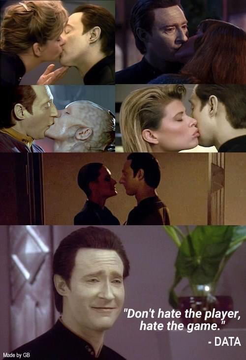 Data got more action than the average 9GAGGER! - 9GAG