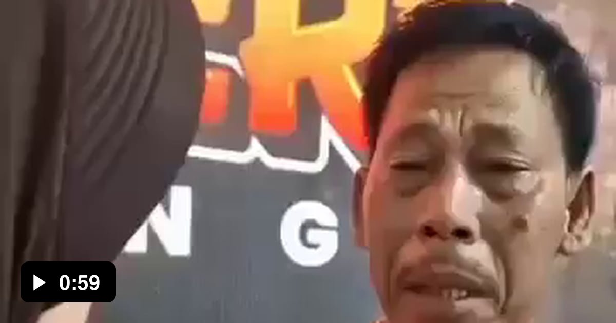 Juriansah (56), pelaku penusukan terhadap Arief Rahman (28), seorang pengurus PO Damri ...