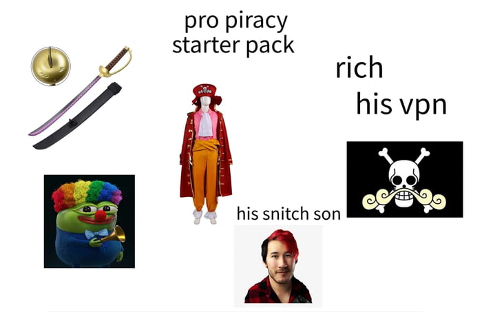 Pro piracy starter pack - 9GAG