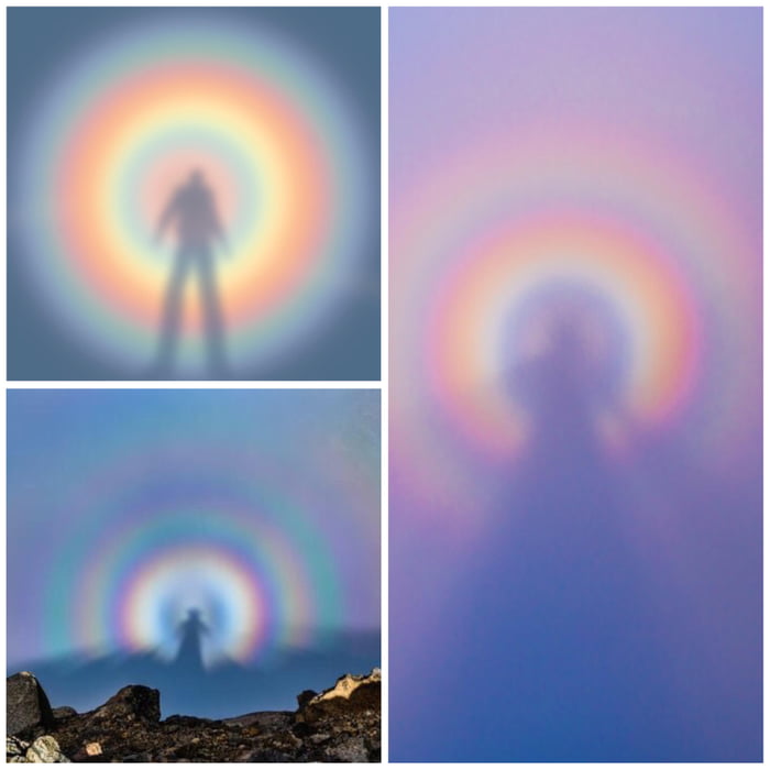 The Brocken spectre: a rare optical phenomenon where a person's shadow ...