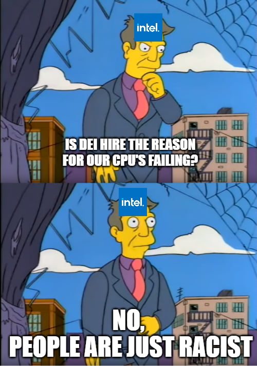 Then fire some people, except dei hire. That will solve it... definitely - 9GAG