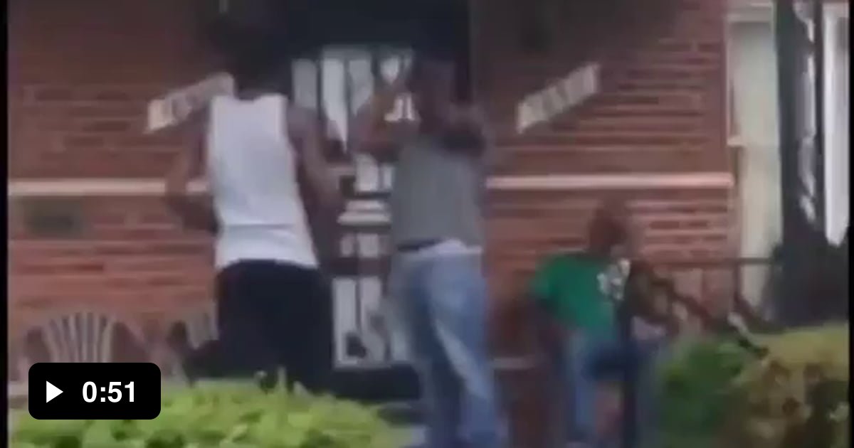 Dude gets KOd into a bush and then continues to have a full on ...