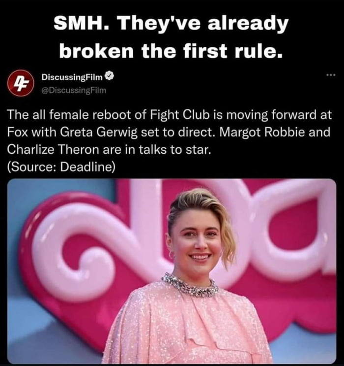 And here we go again. When will they learn? What's the next, female version of Forest Gump with ...