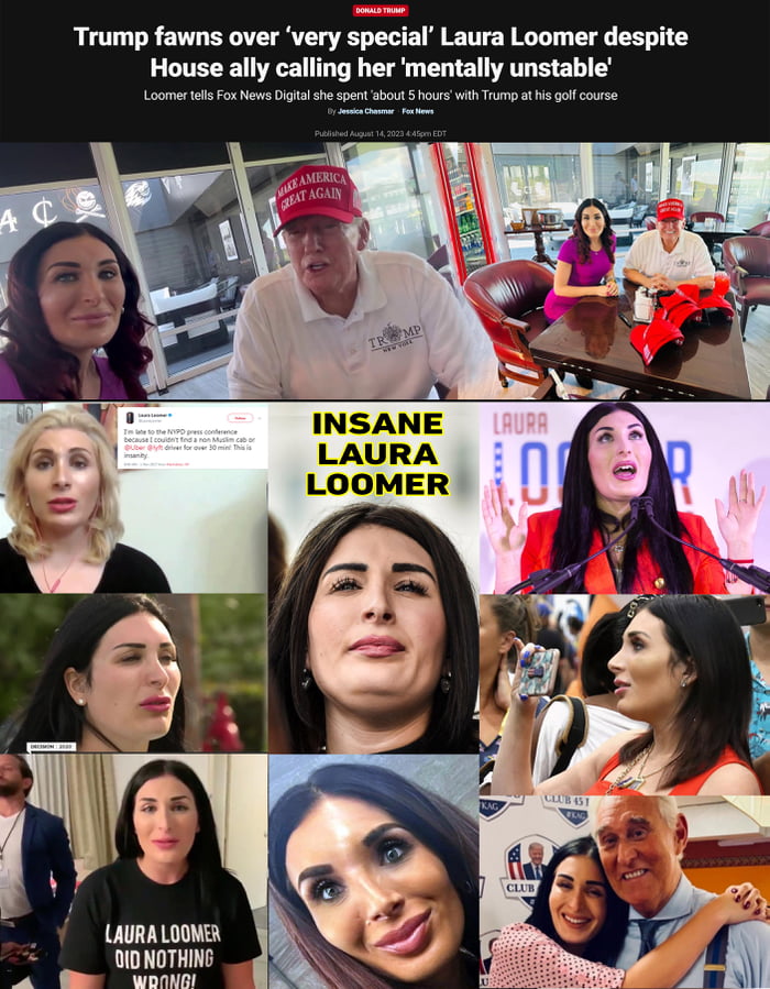 She's insane and she "looms large" on the MAGA stage. And guess who loves her most? - 9GAG