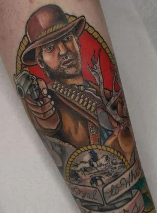Arthur Morgan tattoo - 9GAG