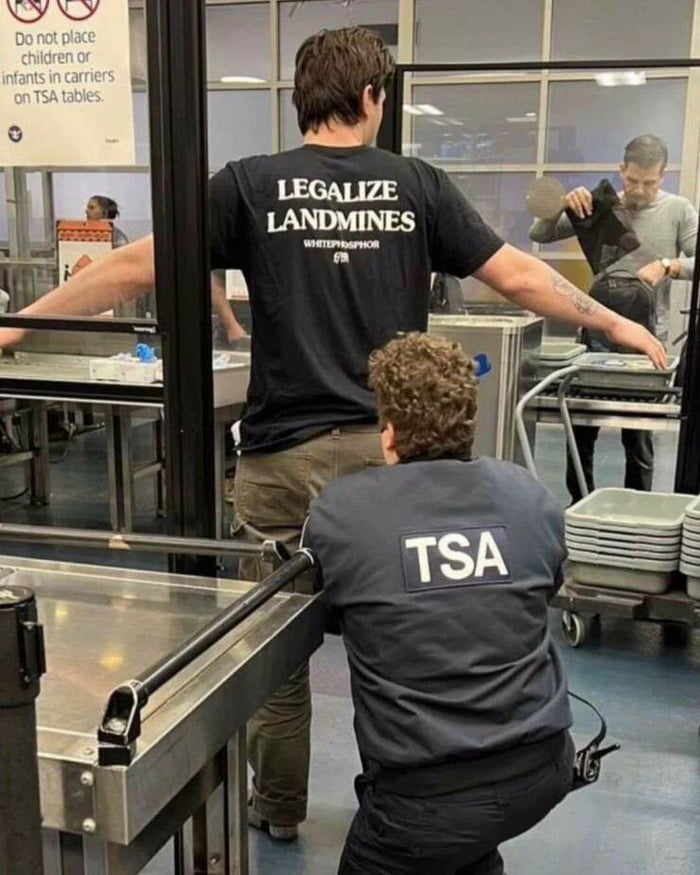 "Why do I have to undergo a security check at the airport?" - 9GAG