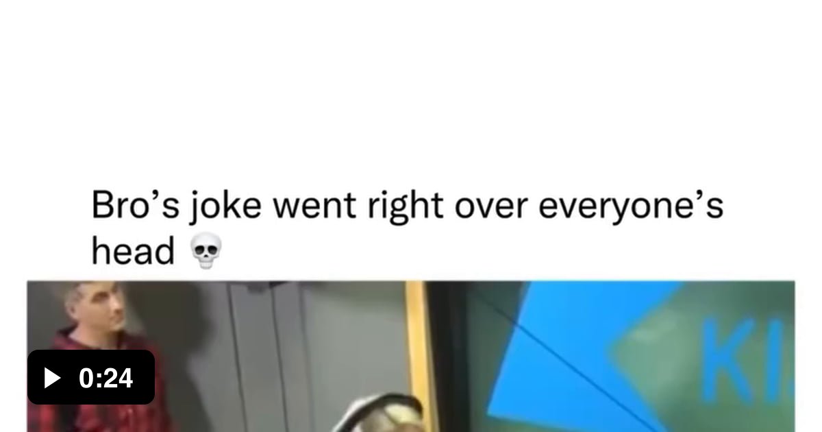 When your joke sails right over their heads - 9GAG