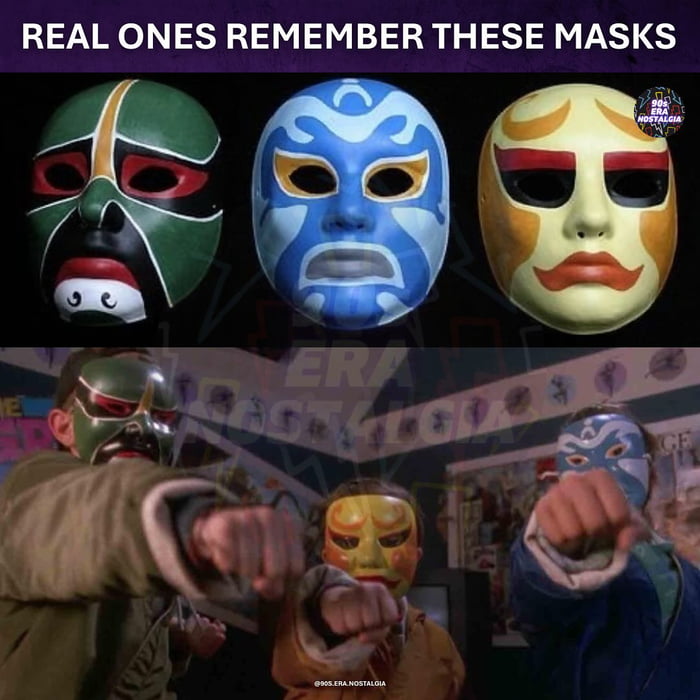 IYKYK! These masks were peak childhood. - 9GAG