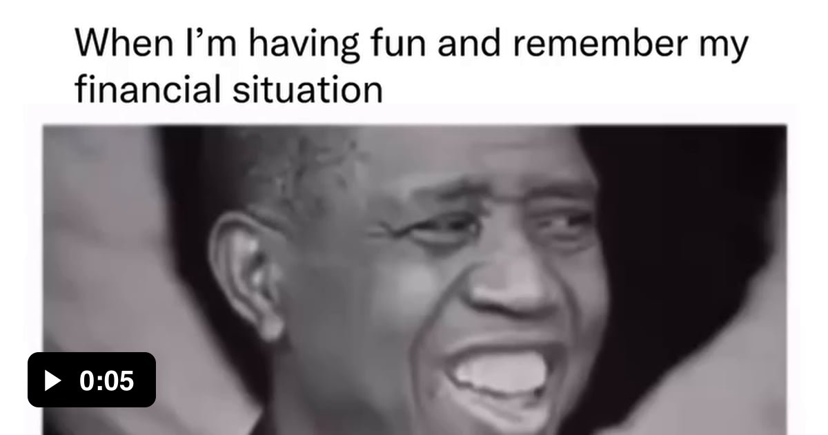 That sudden financial reality check hit different. - 9GAG