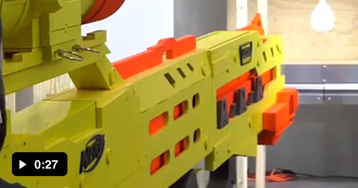 When they said 'go big or go home' for Nerf. - 9GAG