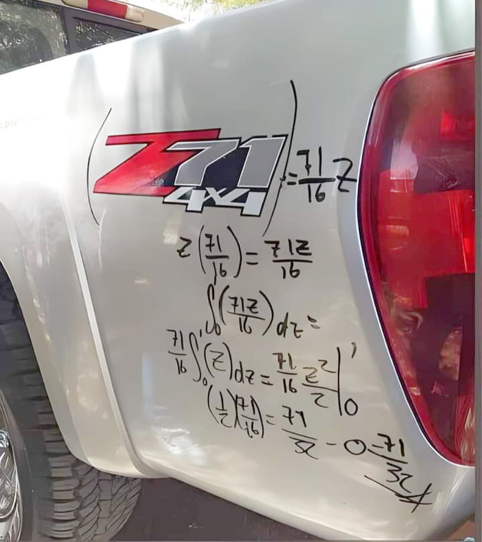 Math vandal strikes again. - 9GAG