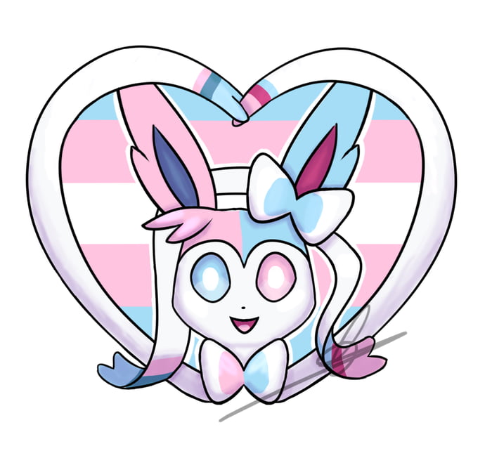 Trans pride Sylveon ♥ - 9GAG
