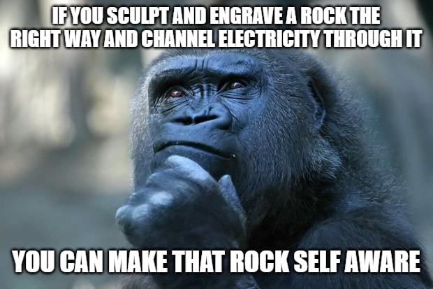 Self aware rock - 9GAG