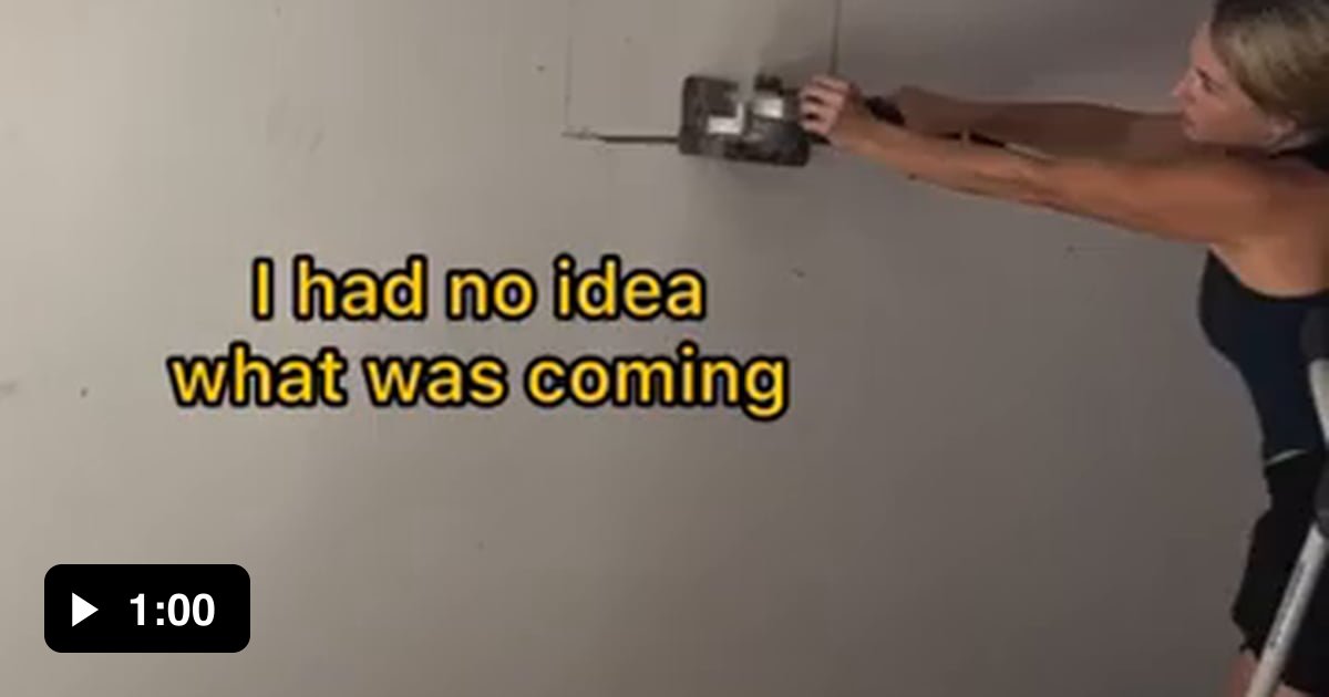 Surprise inside the wall - 9GAG